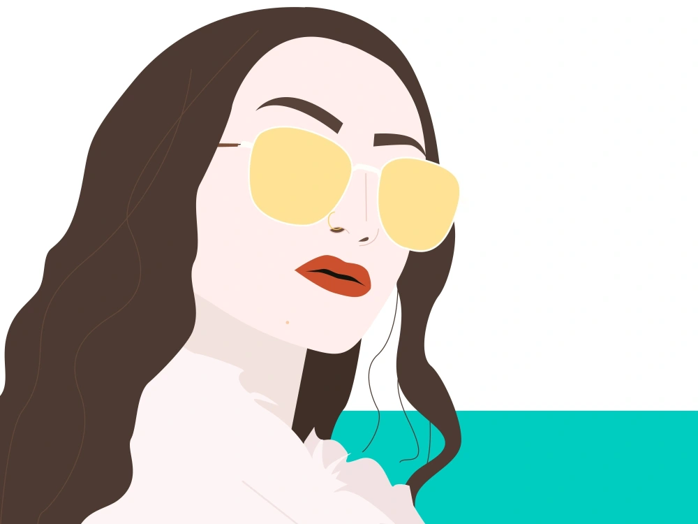 A modern vector portrait illustration | Upwork