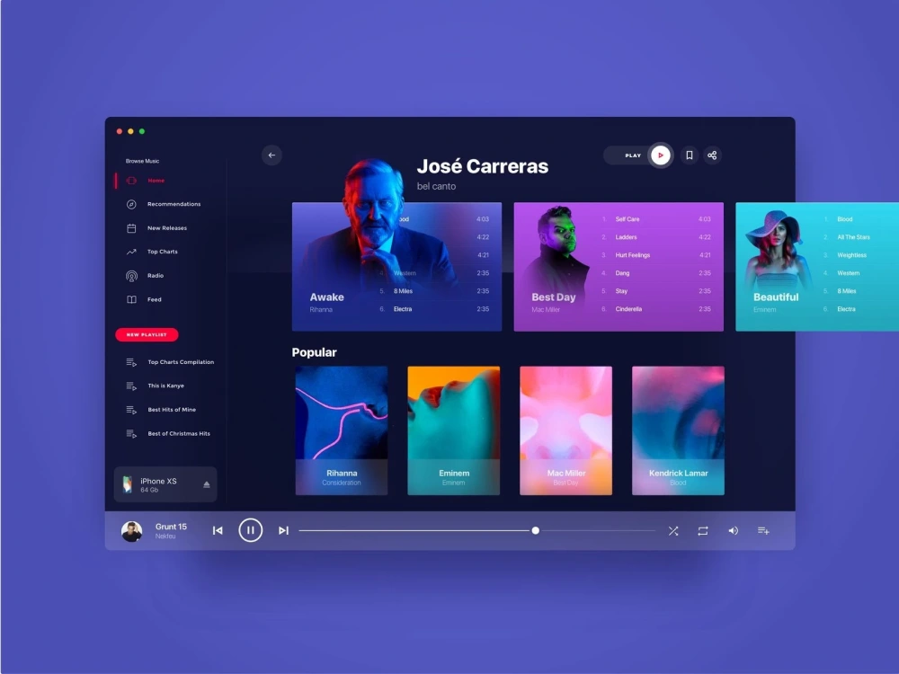An amazing web design UI/UX template landing page design in adobe xd ...