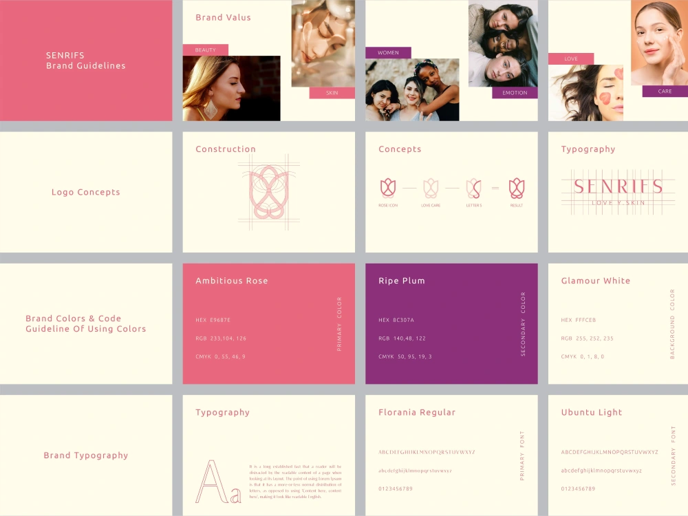 A logo design and whole brand identity system | Upwork