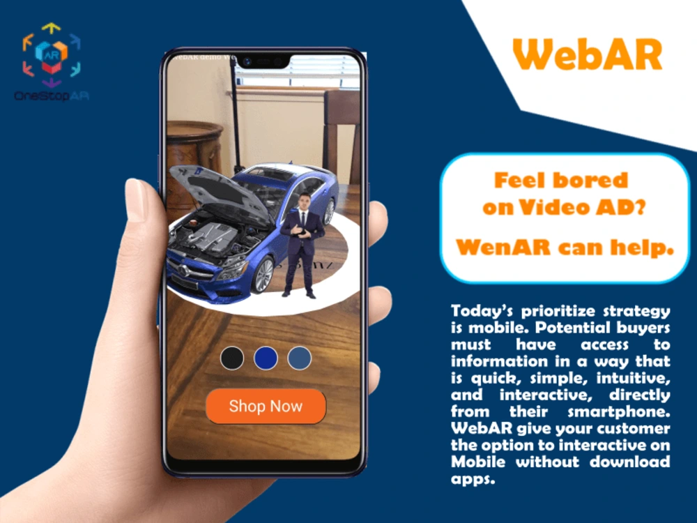 Amazing No App download 3D WebAR products | Upwork