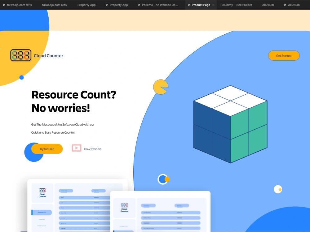 A stunning Interactive landing page design | Upwork