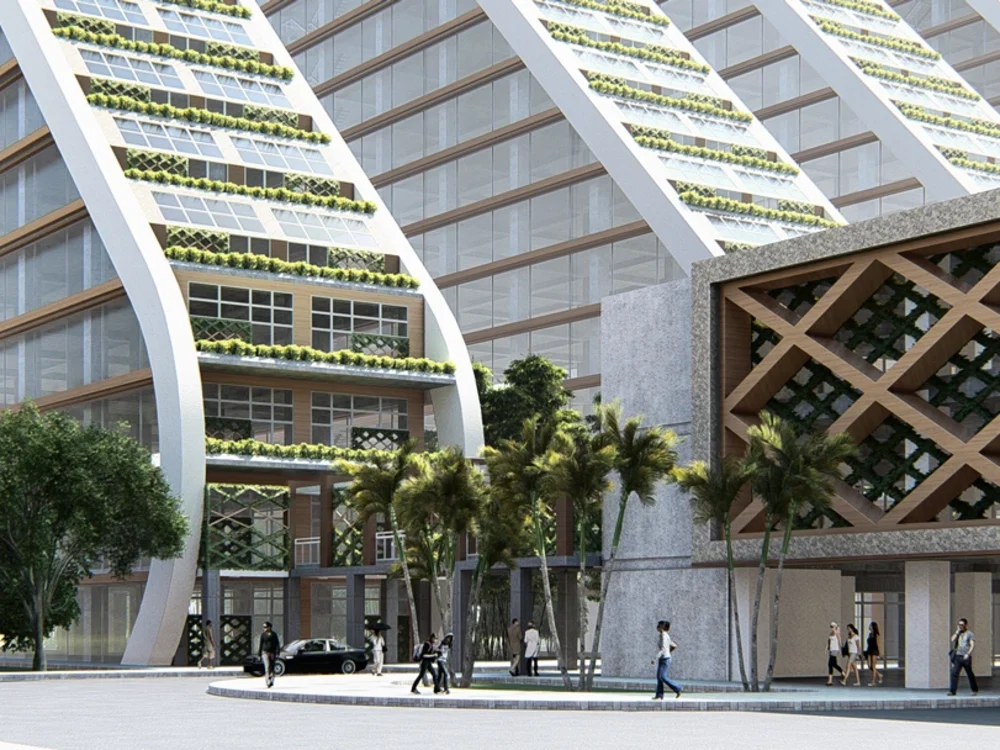 An exterior perspective model and rendering | Upwork