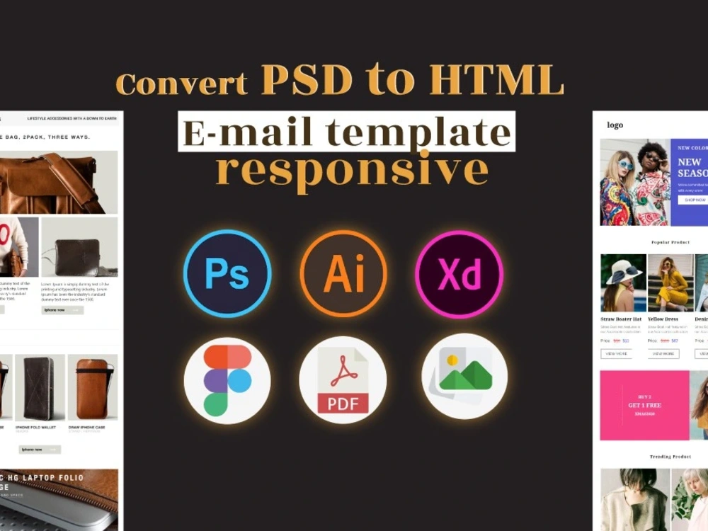 Responsive Html Email Template Upwork