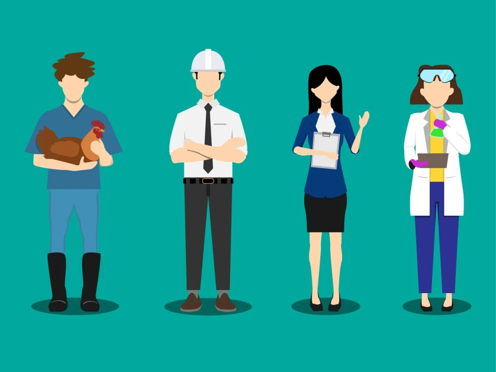 Vectorized 2D character poses | Upwork