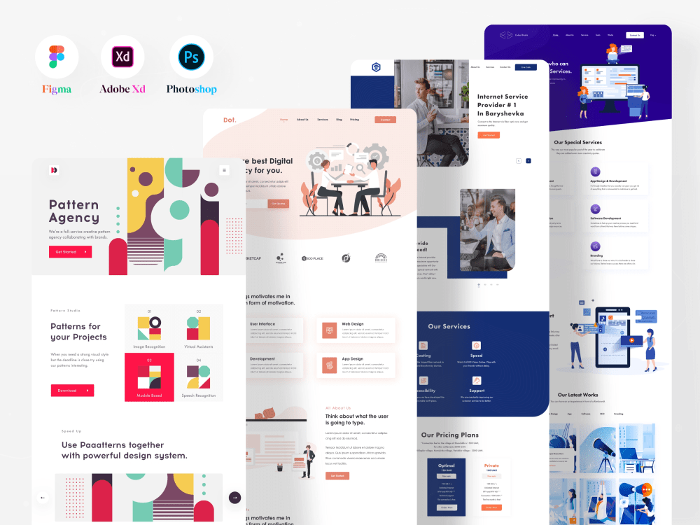 A fantastic website ui ux design and landing page design | Upwork