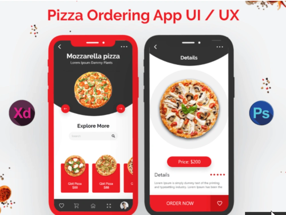 Innovative, Creative Mobile app UI/UX with clickable Animated Prototype. | Upwork