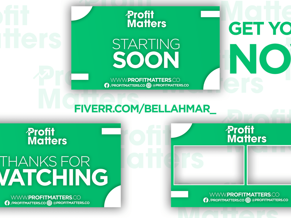 Streamyard, facebook, twitch overlays for your live stream | Upwork