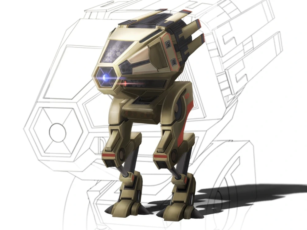 A realistic robot illustration for your project | Upwork