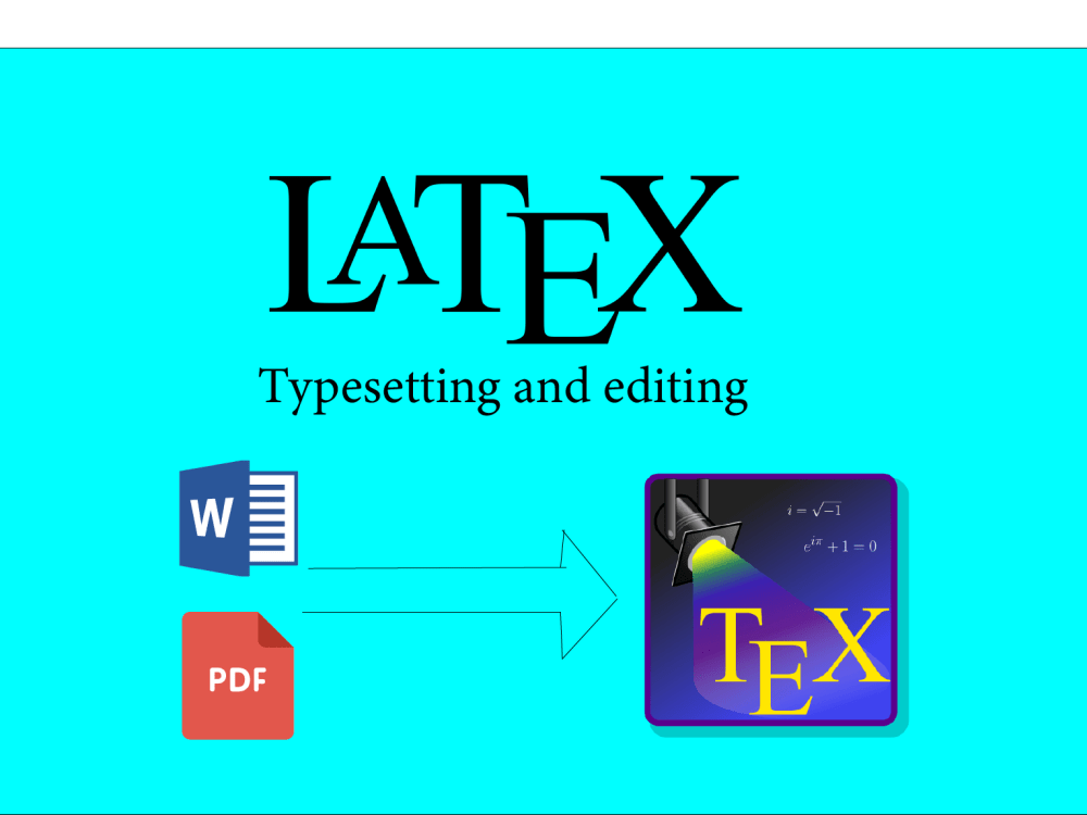A very professional conversion of your documents into LaTeX | Upwork