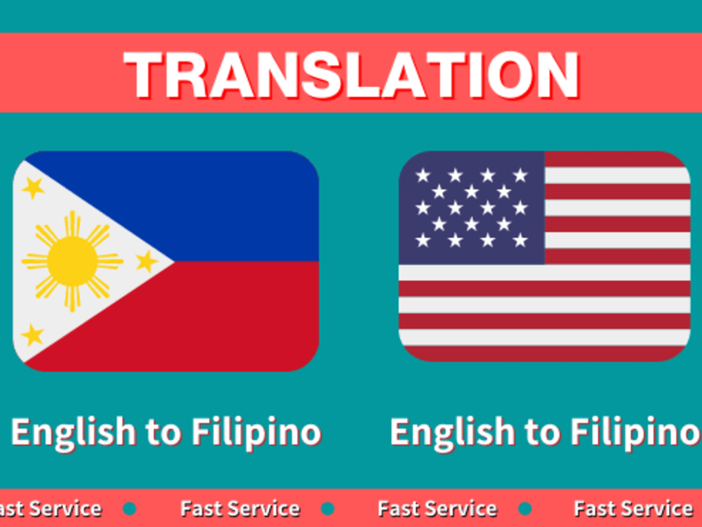 Translated words from Filipino to English (vice-versa) | Upwork