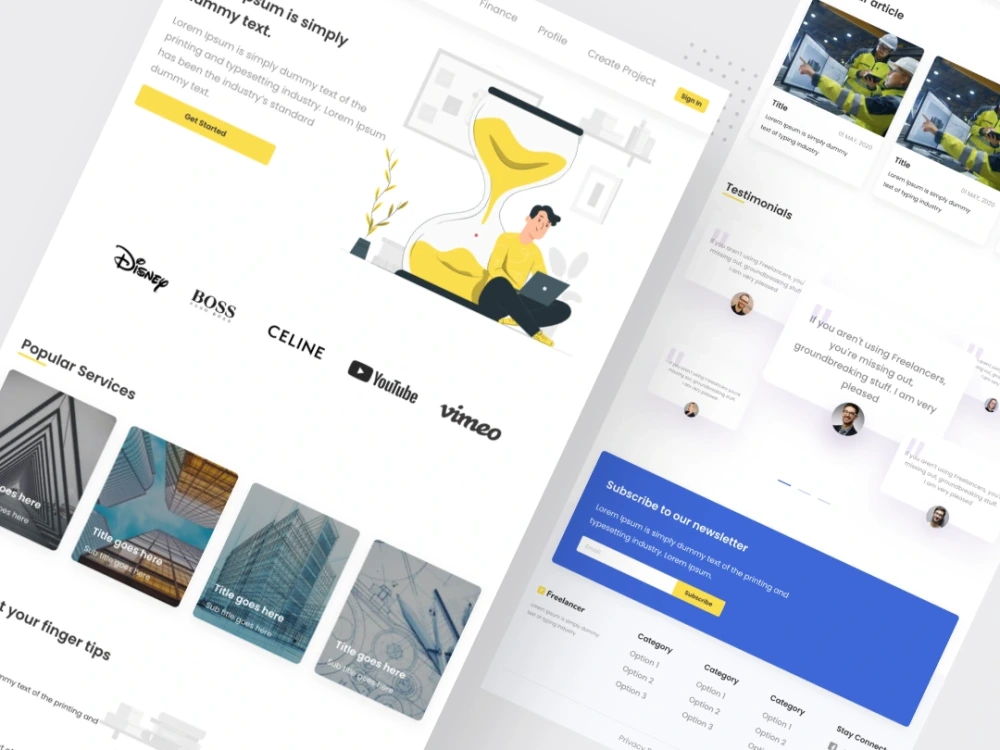 A stunning mockups for your mobile app or website using adobe XD | Upwork