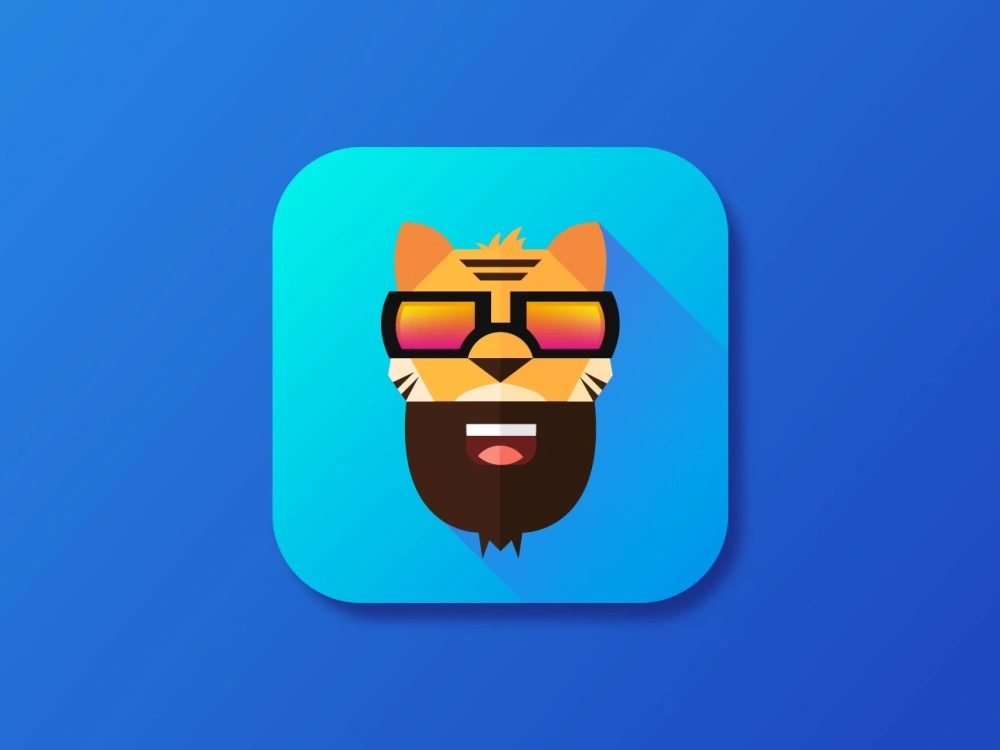 A flat minimal app icon design | Upwork