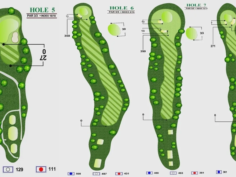 Golf Course Design, Rendering, Photorealistic Visualization Landscape ...