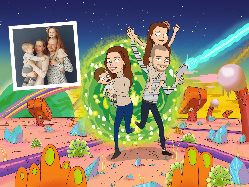 Quality Rick & Morty and/or Bobs Burgers illustration for your business ...