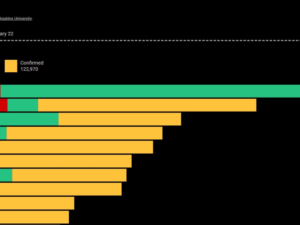 A nice bar chart race animation | Upwork