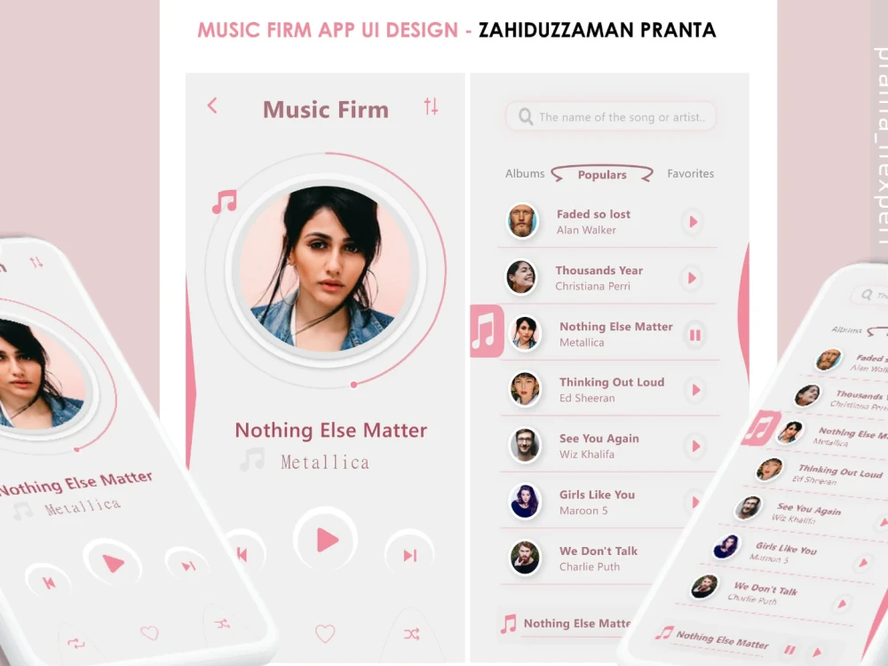 An amazing user interface UI design for any screen App , Website or Ios ...