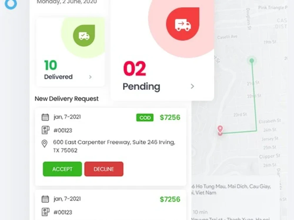 Woocommerce delivery APP, Driver APP | Upwork