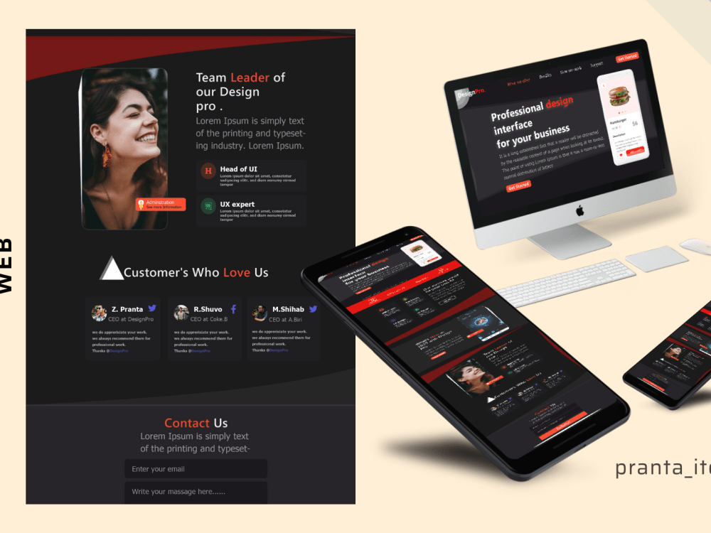 An amazing user interface UI design for any screen App , Website or Ios ...
