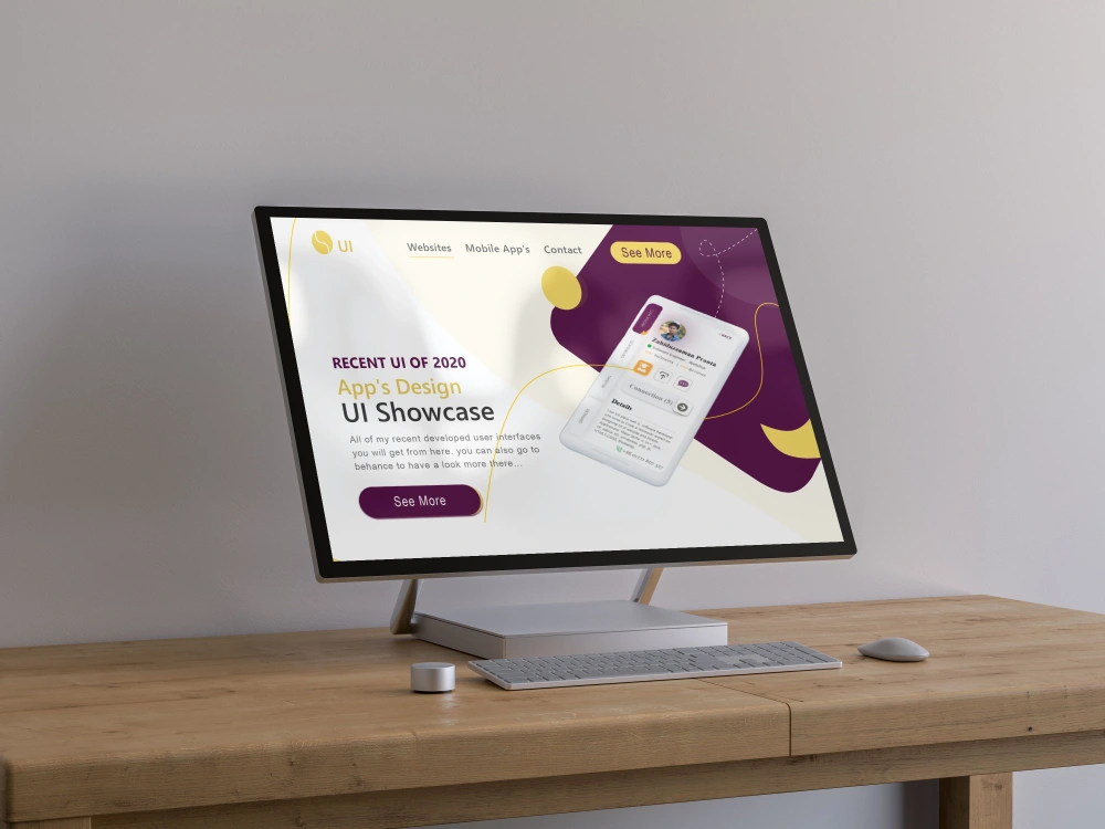 An amazing user interface UI design for any screen App , Website or Ios ...