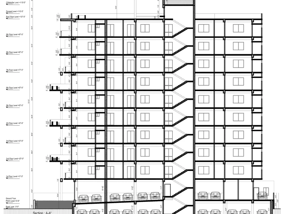 2d floor plan and detail working drawing in AutoCAD | Upwork