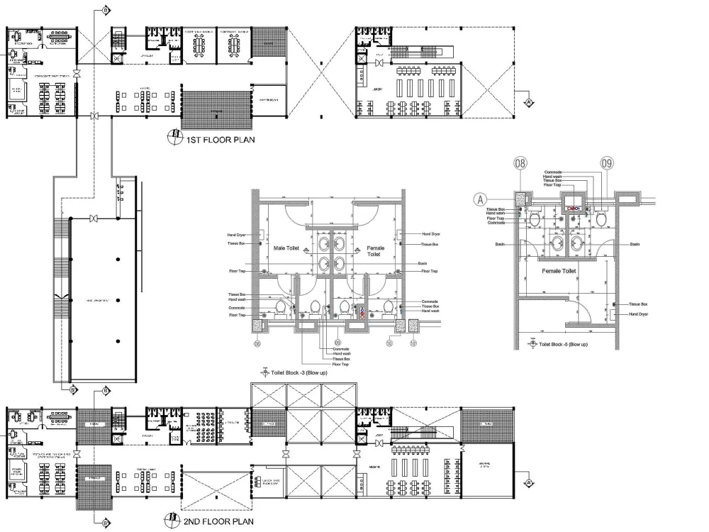 2d floor plan and detail working drawing in AutoCAD | Upwork