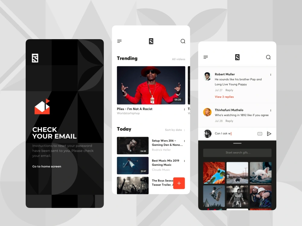 A clean and modern mobile app UI/UX design for your product | Upwork