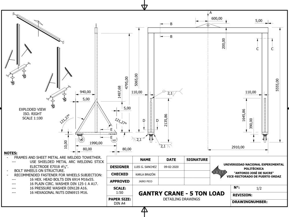 Professional 2D CAD manufacturing drawings with BOM and GD&T | Upwork