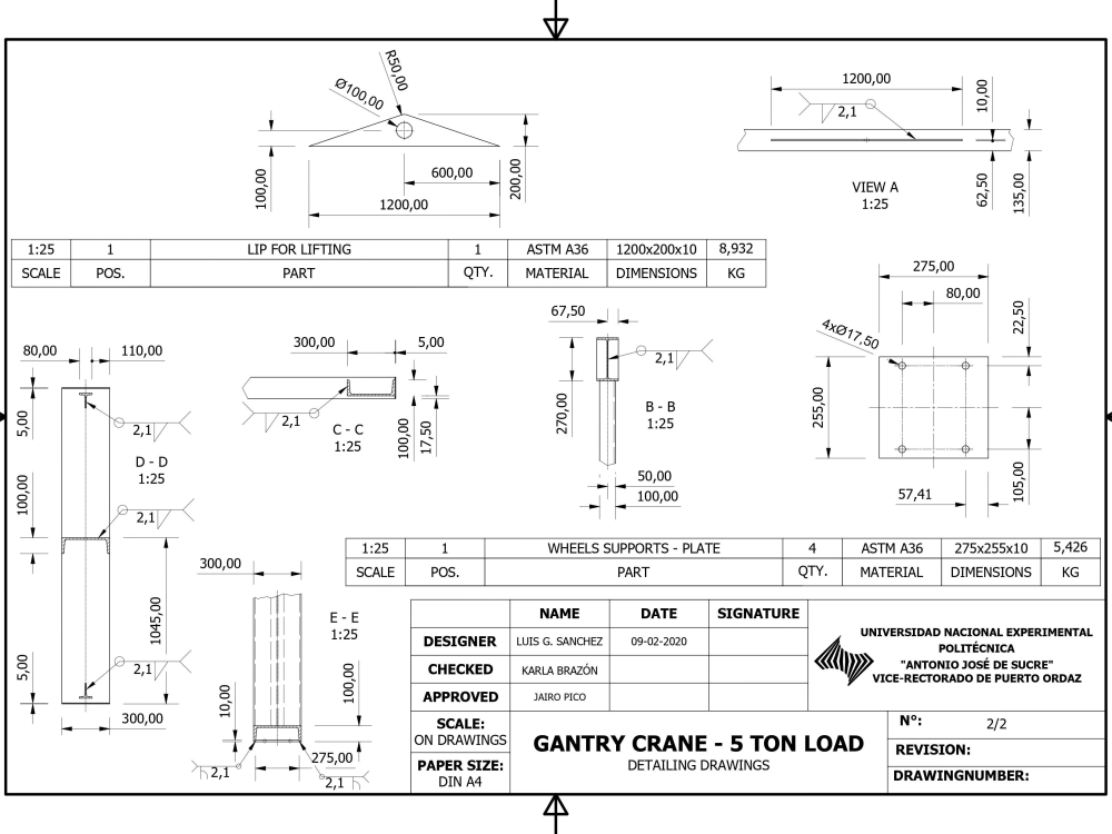 Professional 2D CAD manufacturing drawings with BOM and GD&T | Upwork