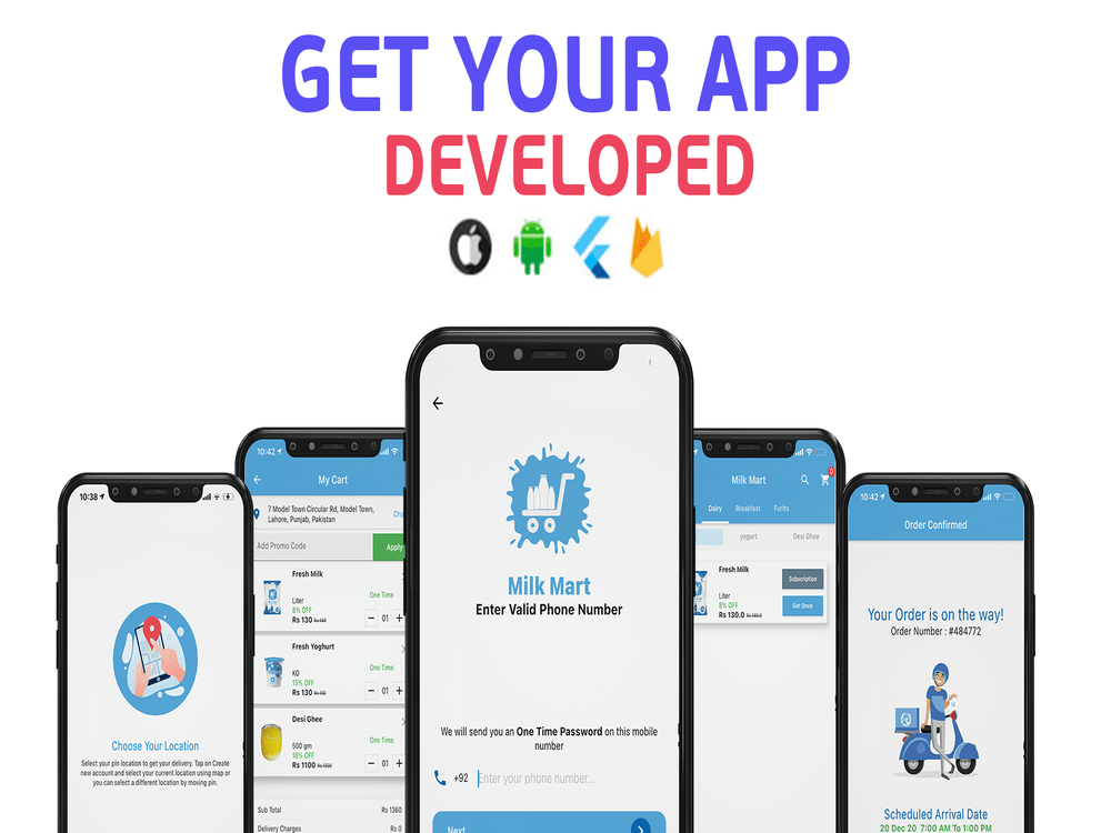 Mobile app in android and ios using Flutter | Upwork