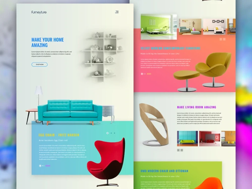 A professional & modern website/landing page design | Upwork