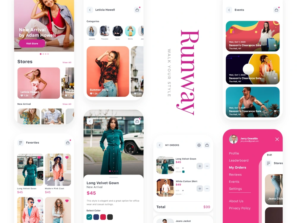 Clean, modern and professional UI/UX mobile app design | Upwork