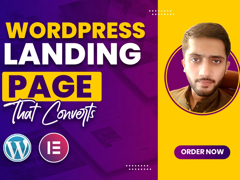 Responsive wordpress landing page design using Elementor pro | Upwork