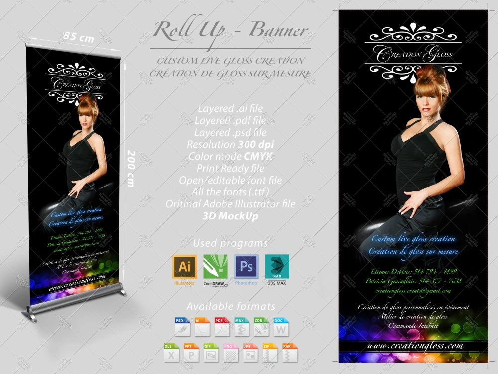 An attractive and modern Roll Up design | Upwork