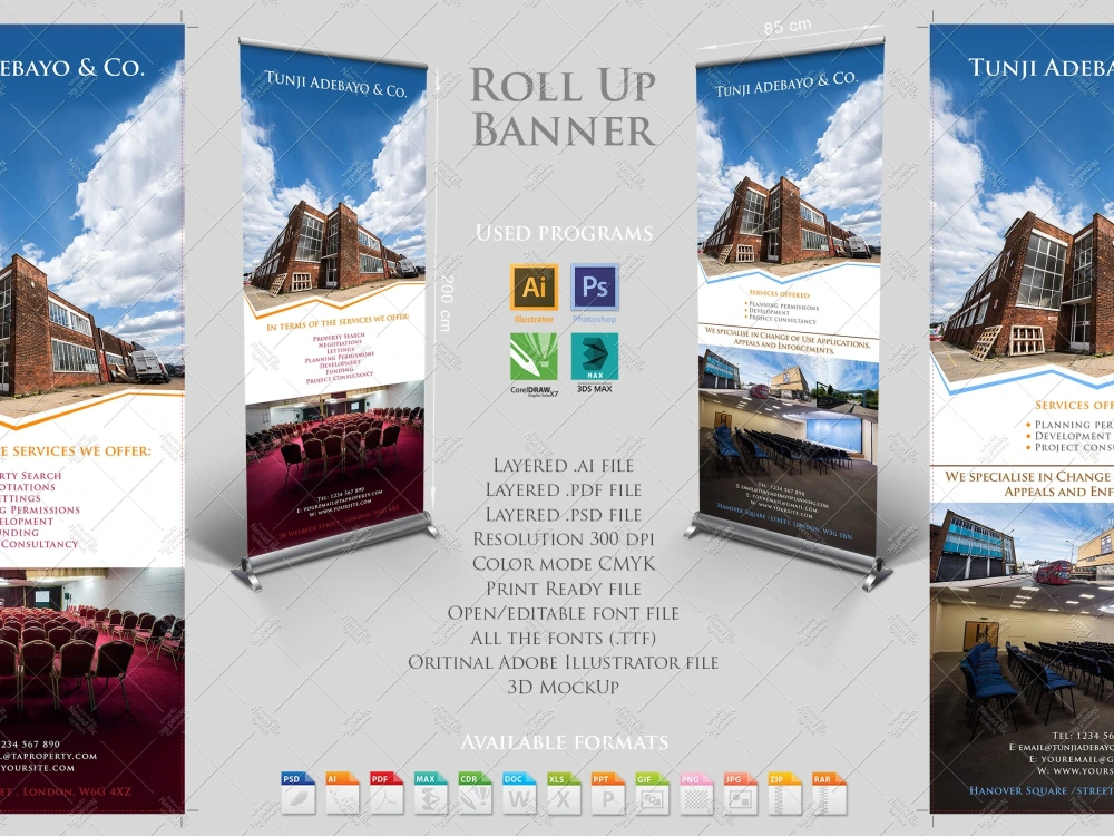 An attractive and modern Roll Up design | Upwork