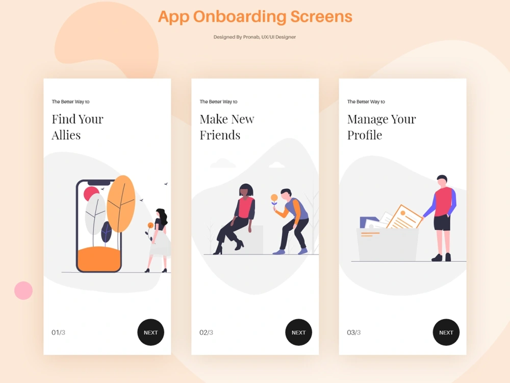 Click through App Prototype with Usable User Flow. | Upwork