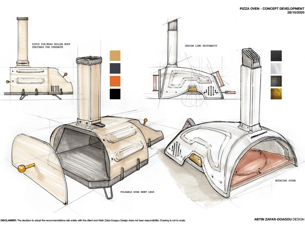 A fantastic concept sketch of your product idea. | Upwork