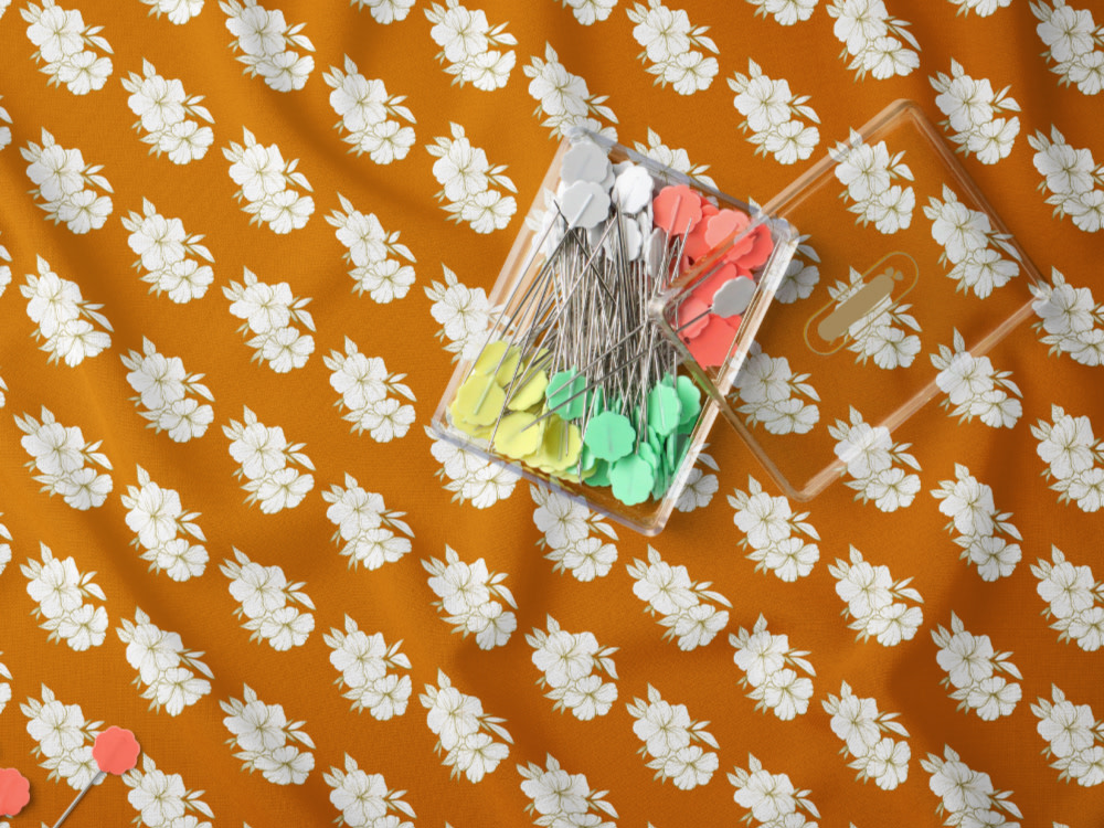 A Fabulous Repeat Pattern Design for Clothing, Textile, Seamless Floral ...