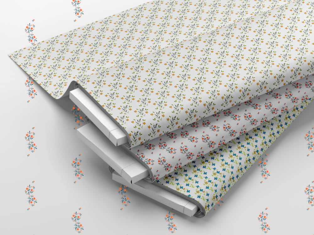 A Fabulous Repeat Pattern Design for Clothing, Textile, Seamless Floral ...