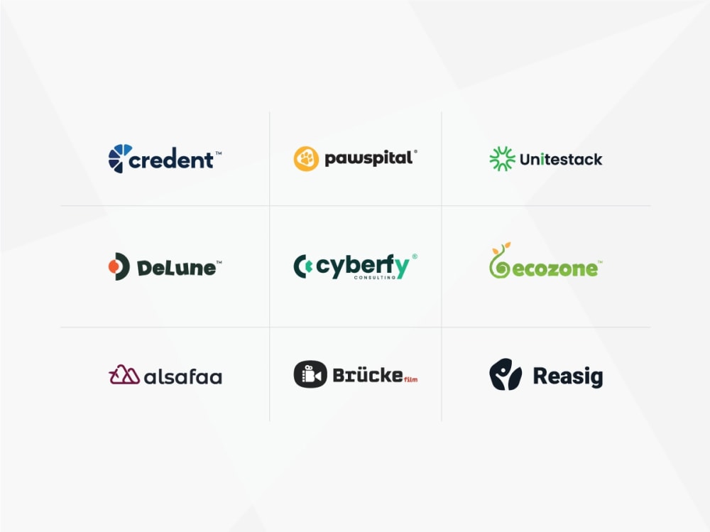 100% Creative Modern Minimalist Logo Design with Branding Kits | Upwork