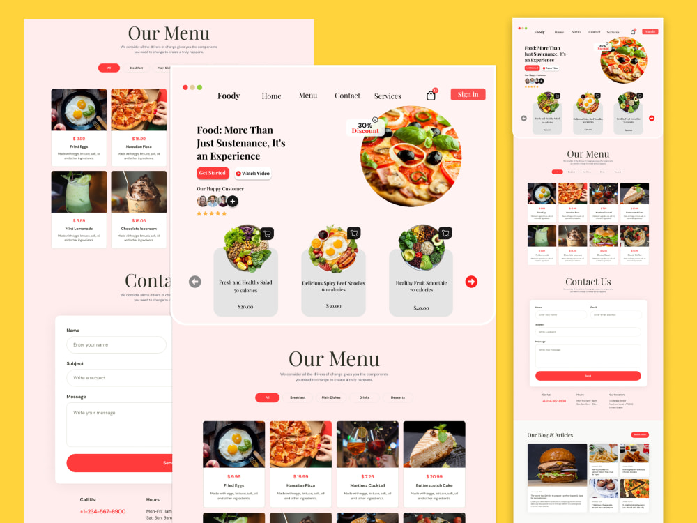 Responsive website UI/UX design in Figma | Upwork