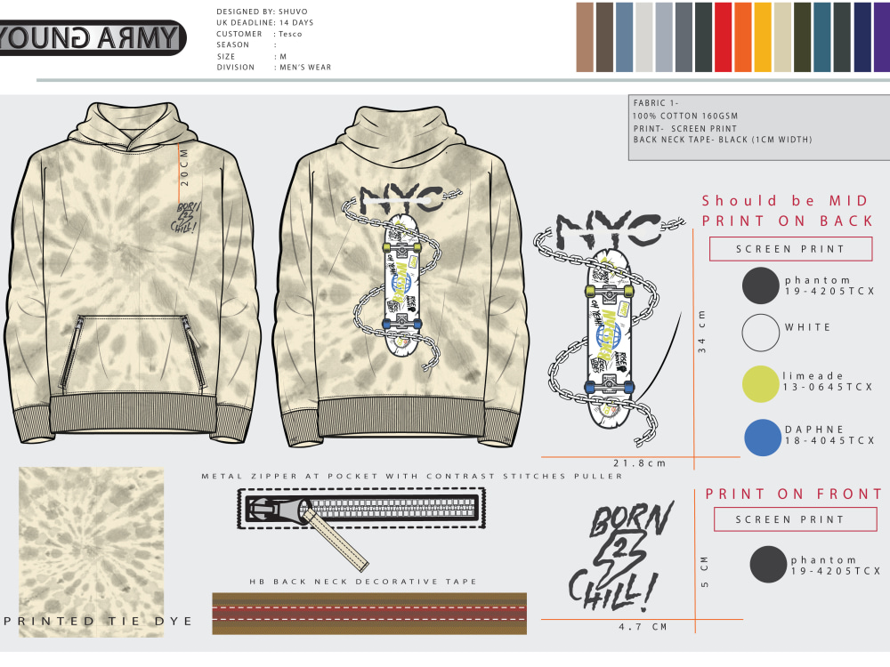 Techpack for clothing design | Upwork