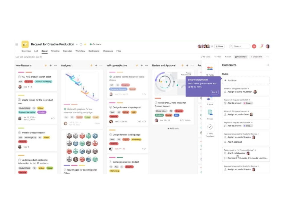 Efficient and customized Asana workflow to your whole operation | Upwork