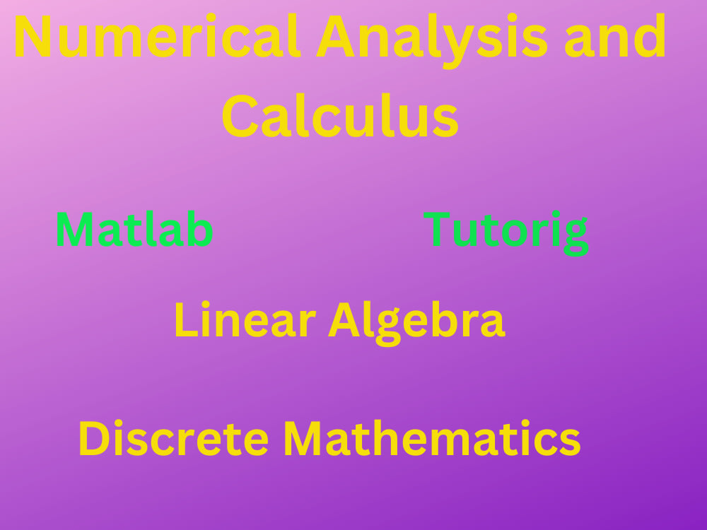 Math tutor for linear algebra, calculus and discrete math | Upwork Math tutor for linear algebra, calculus and discrete math | Upwork