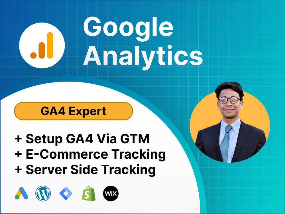 Google Analytics 4, GA4 eCommerce tracking, Server side Tracking Via GTM | Upwork