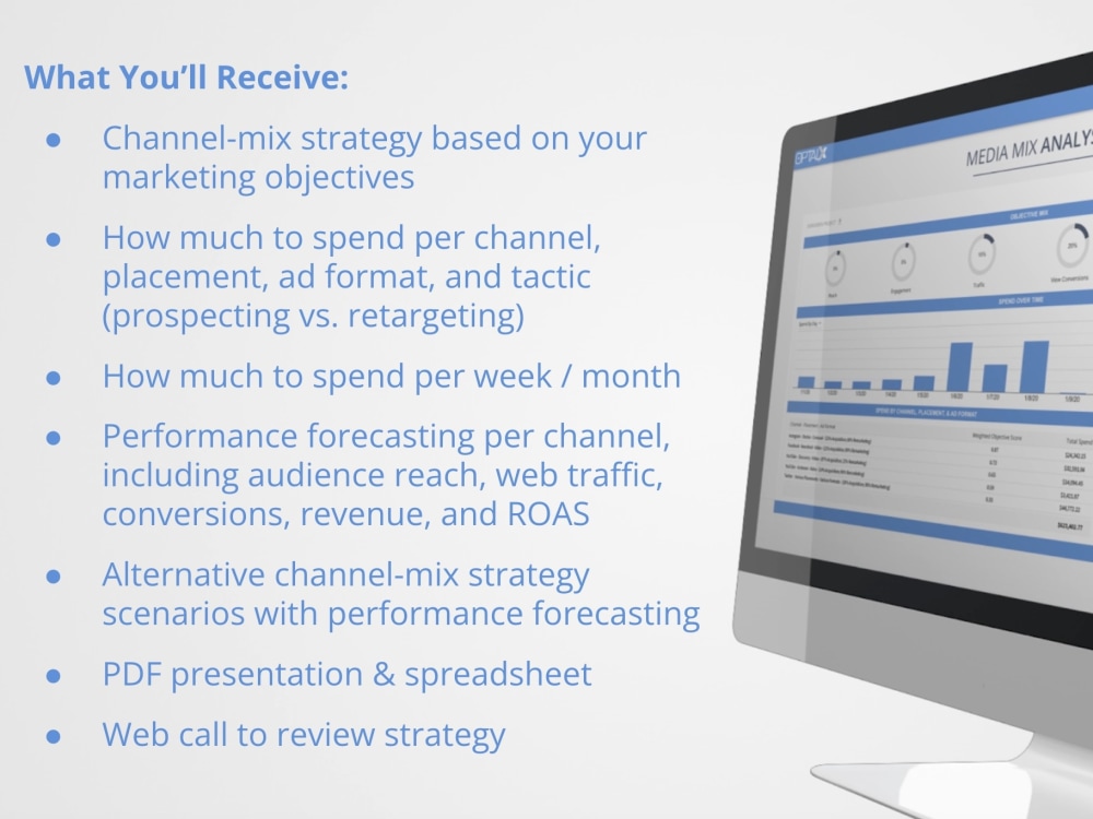 Marketing Channel-Mix Strategy & Performance Forecasting | Upwork