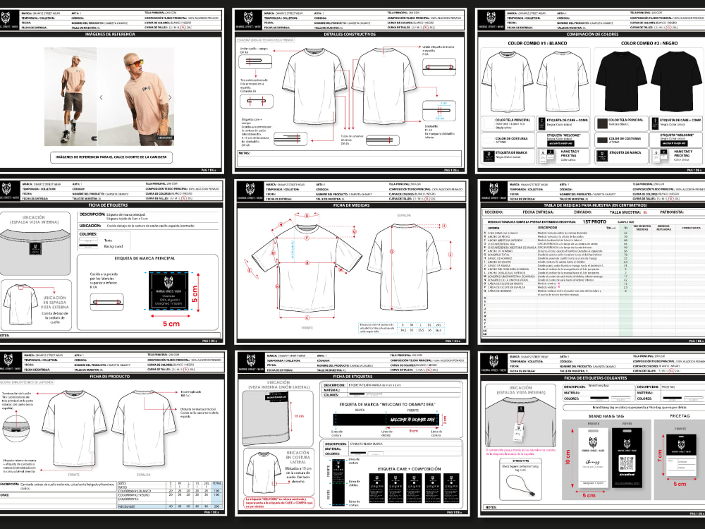 A professional fashion tech pack | Upwork