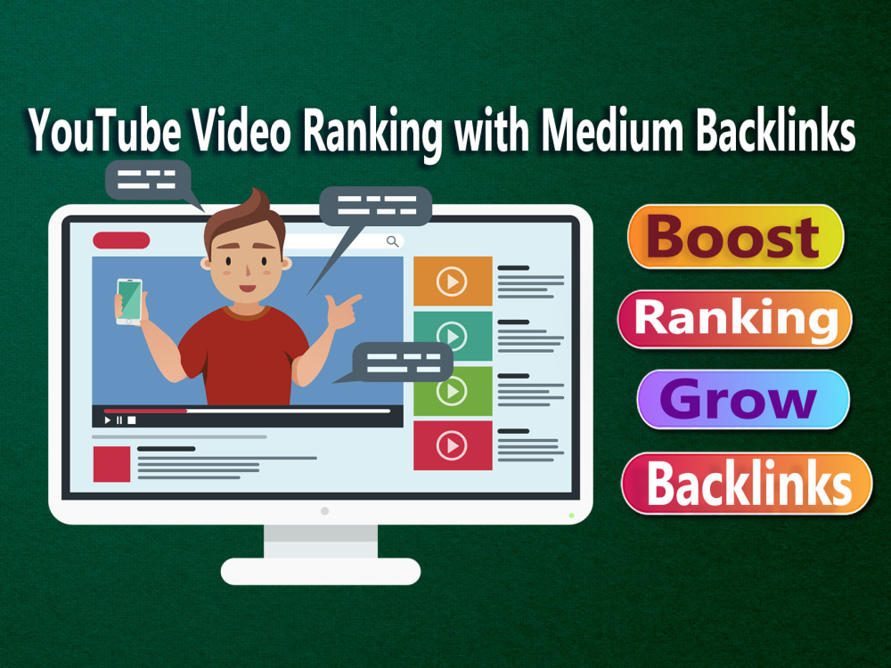 Boost YouTube Video Ranking with Medium Backlinks | Upwork