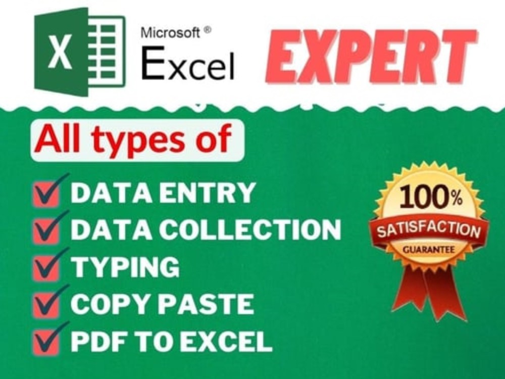 Fast Data Entry, typing, copy and paste, Excel Data Entry, Web Research | Upwork