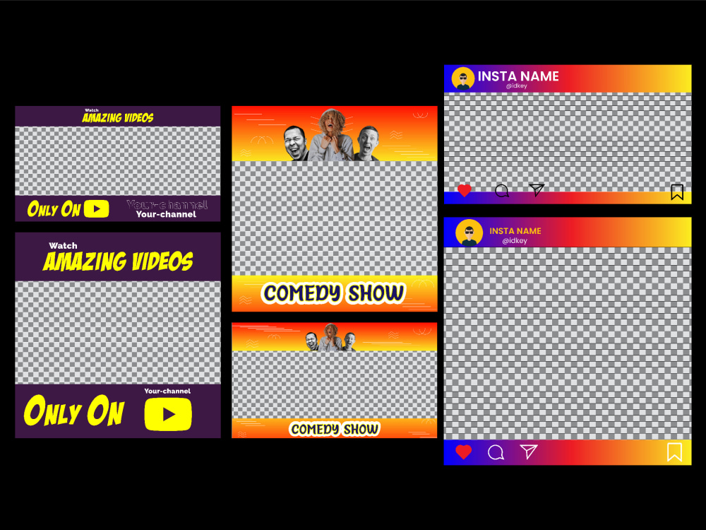 Png video frame for facebook, instagram video frame youtub video frame ...