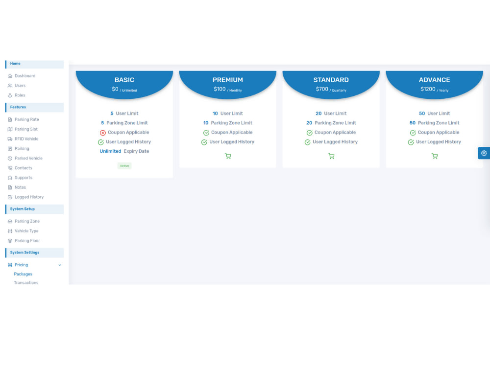 Vehicle Parking Management System with Advanced Features | Upwork